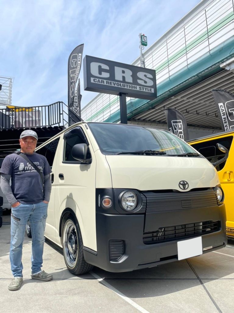 CRS大阪 大阪府 K様 | 200系ハイエース・NV350キャラバン・デリカD5専門店 | カスタム・買取・カスタムパーツなら大阪、横浜、東京、名古屋のCRS